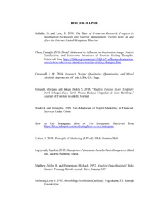 THE IMPACT OF SOCIAL MEDIA INSTAGRAM PLATFORM IN PROMOTING NUART SCULPTURE PARK AS A TOURISM ...